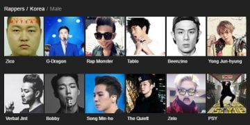 51 ศิลปินที่ถูก Google ระบุว่าเป็น Korean Male Rapper - Hallyu K Star